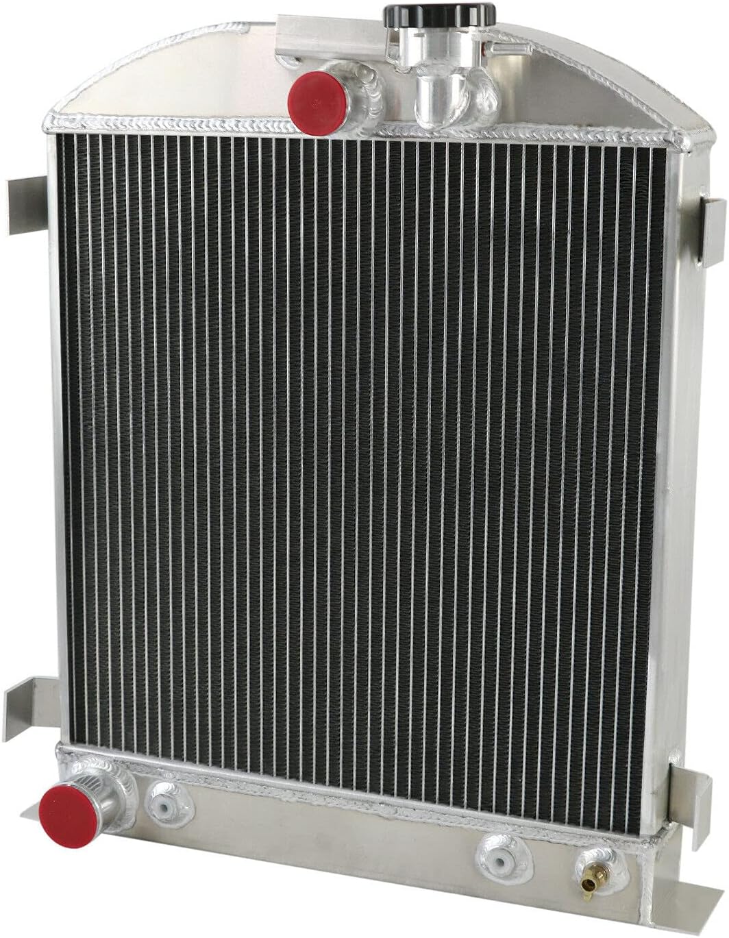 Amazon.com: ALLOYWORKS 4 Row Core Aluminum Radiator For 1928-1932 Ford ...