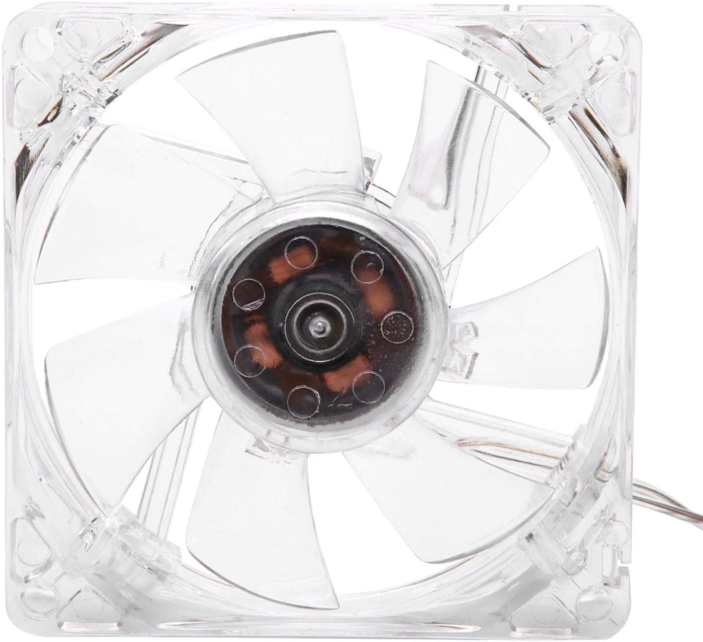 Amazon.com: 80mm 8cm Multi-Color 4 LED Computer Case Cooling Fan ...