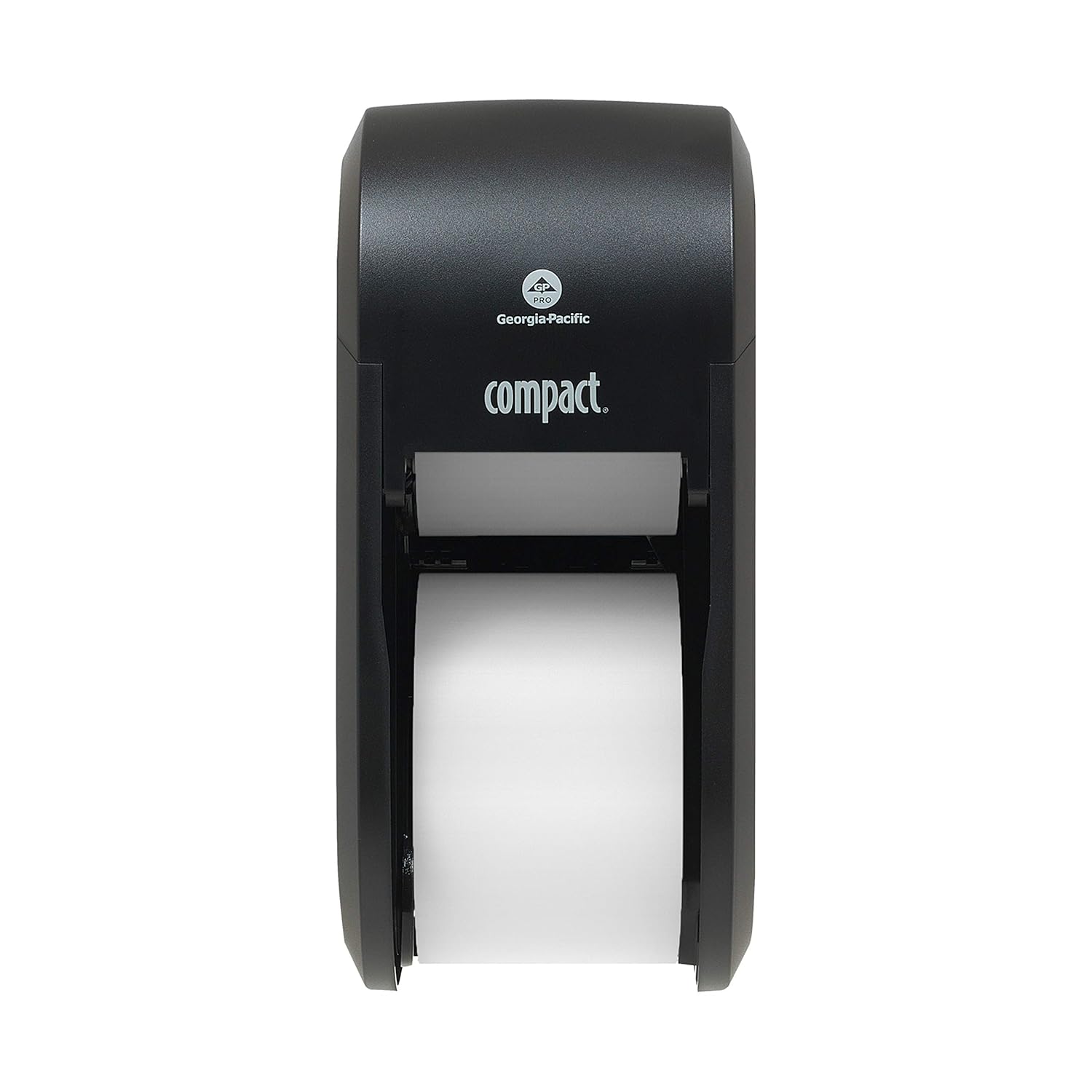 Compact 2-Roll Vertical Coreless High-Capacity Toilet Paper Dispenser ...