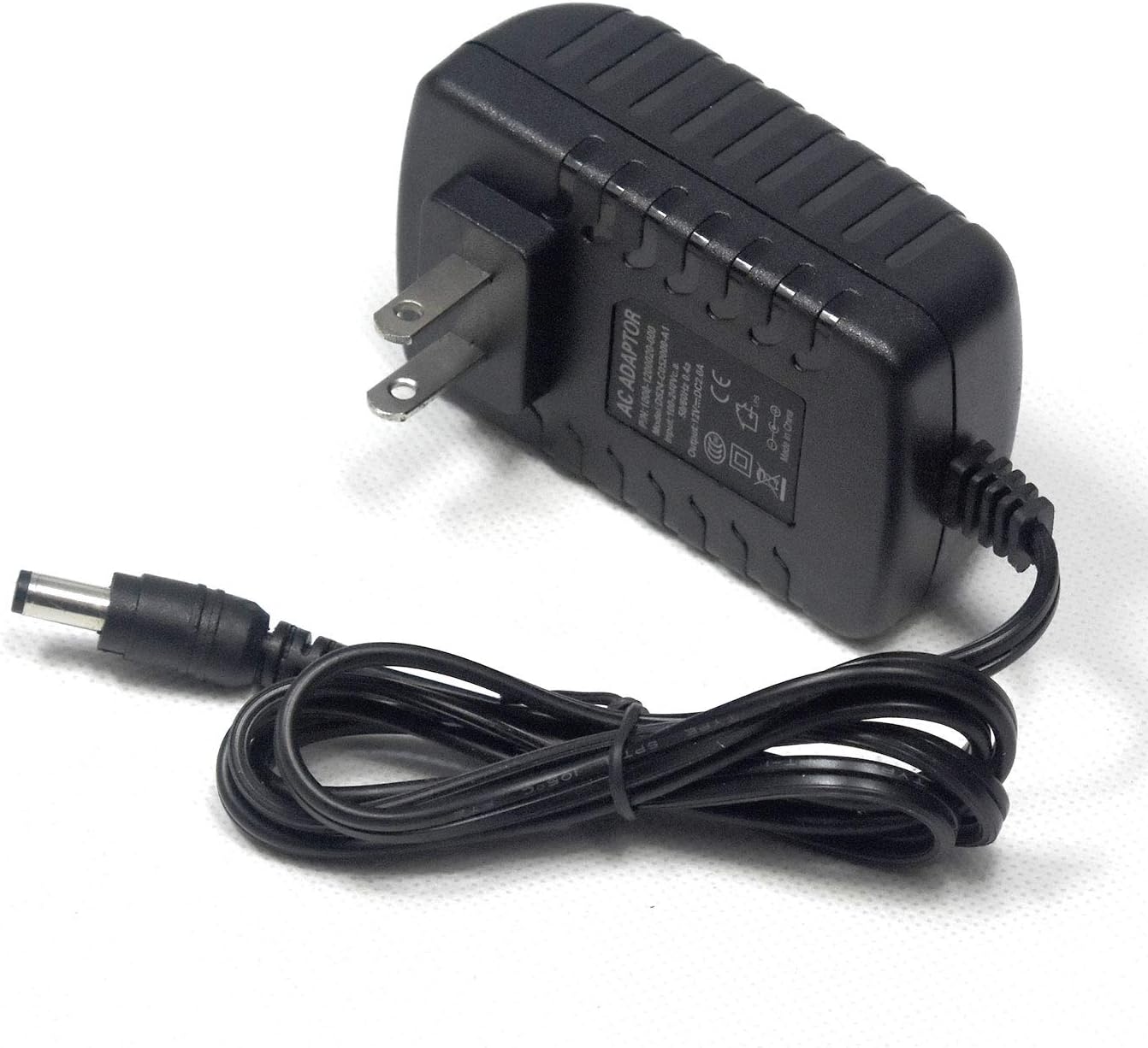 Amazon.com: 12V/2A US AC Power Adaptor 5.52.1-2.5mm Plug : Electronics