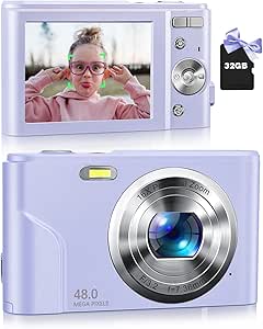 Amazon.com: מצלמה דיגיטלית, מצלמת וידאו Zostuic 48MP מיקוד אוטומטי ...