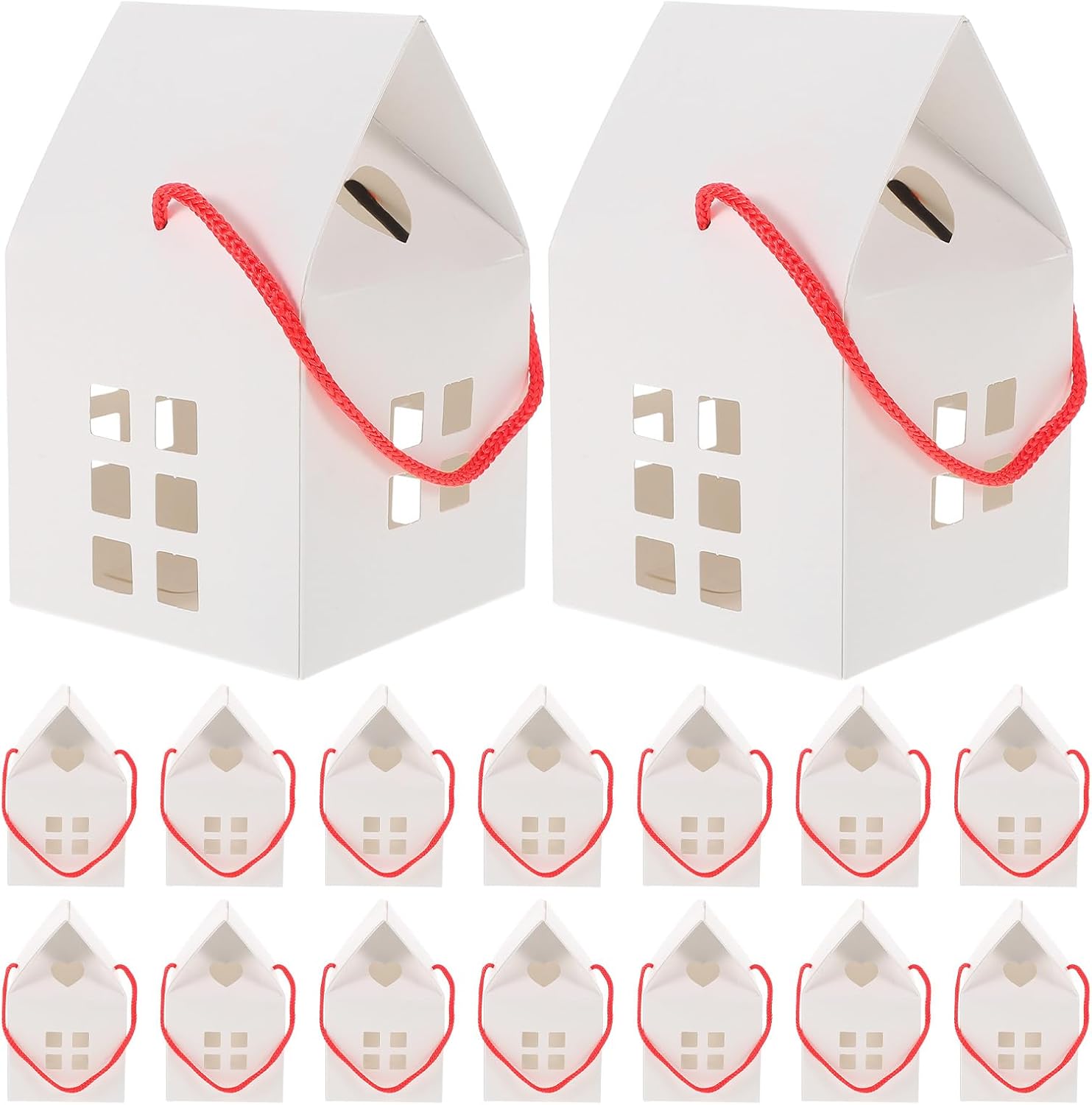 Amazon.com: 15Pcs Candy Packaging Boxes House Shaped Candy Boxes Boxes ...