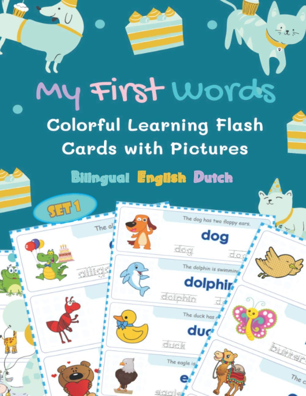 Buy My First Words Colorful Learning Flash Cards with Pictures ...