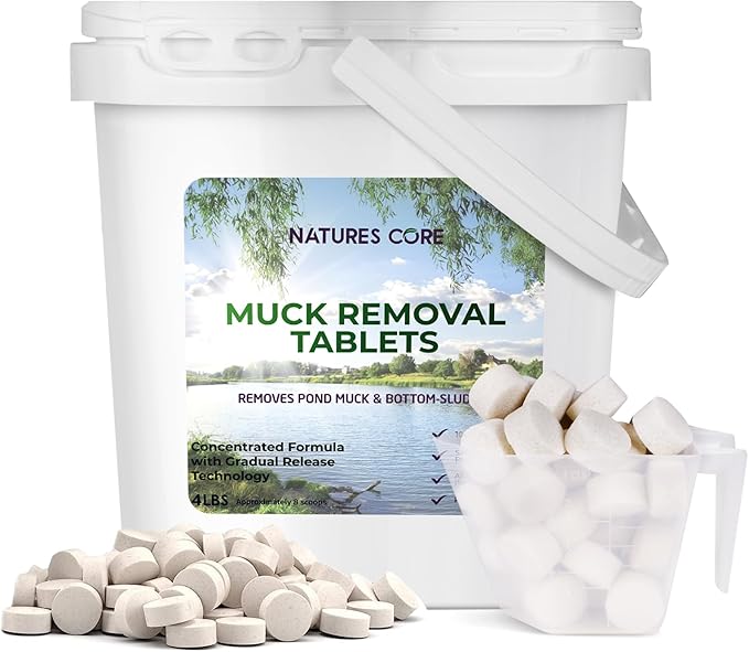 Amazon.com: Nature's Core Muck Removal Tablets Natural Pond Sludge ...