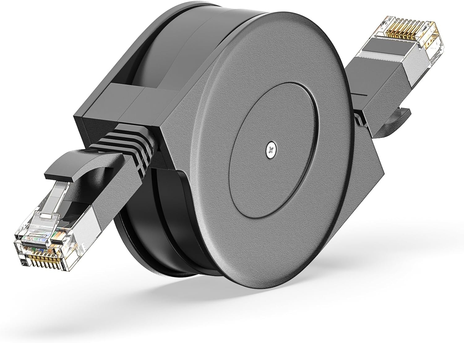 CNCOB Cat6 Ethernet Cable Retractable rj45 8p8c Flat Gigabit Network ...