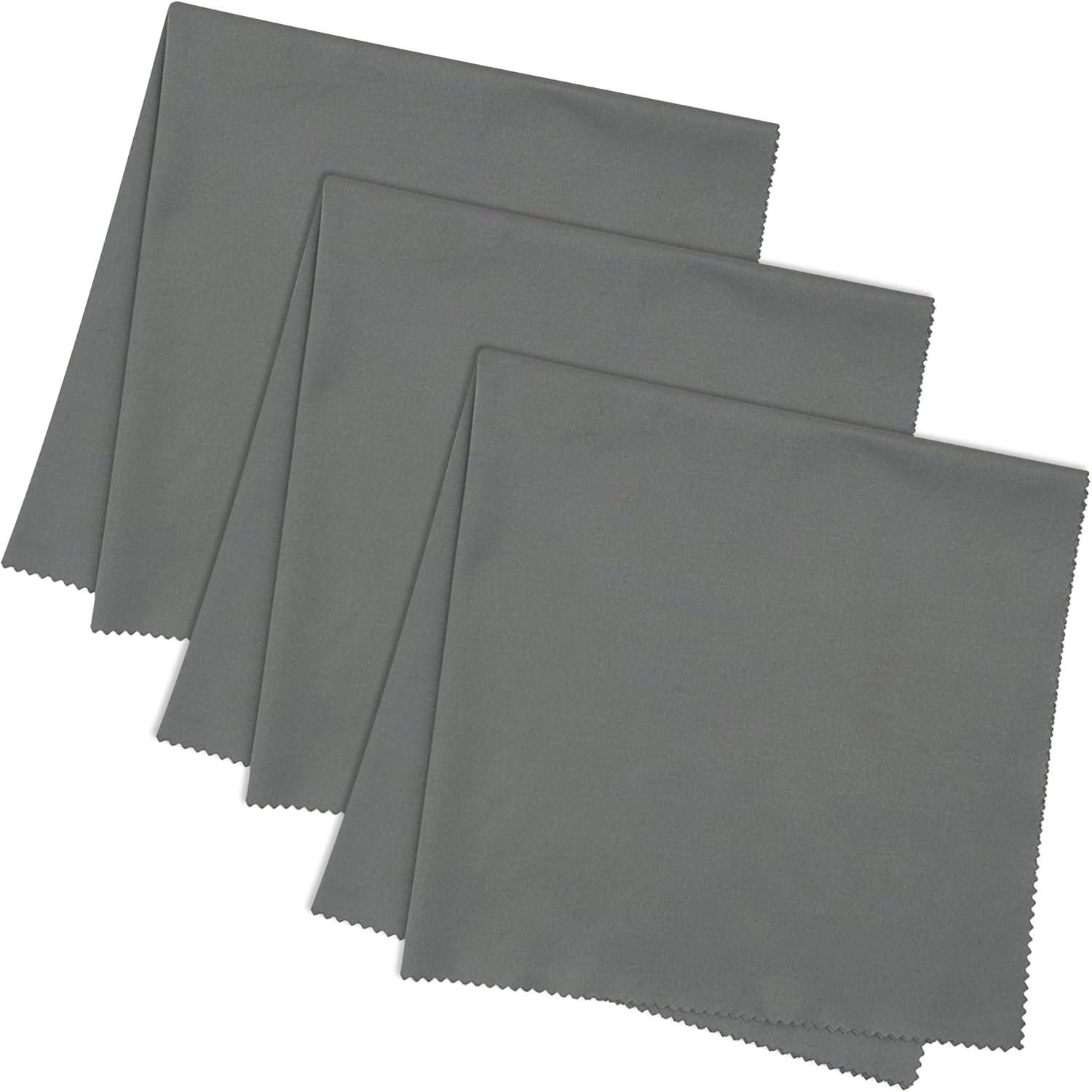 Amazon.com: JUNRO 3-Pack 16x16 Inch Extra Large Lint-Free Microfiber ...