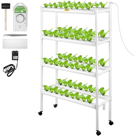 Amazon.com: Rocita Hydroponic Grow Kit with Wheels, 4 Layers 108 Plant ...