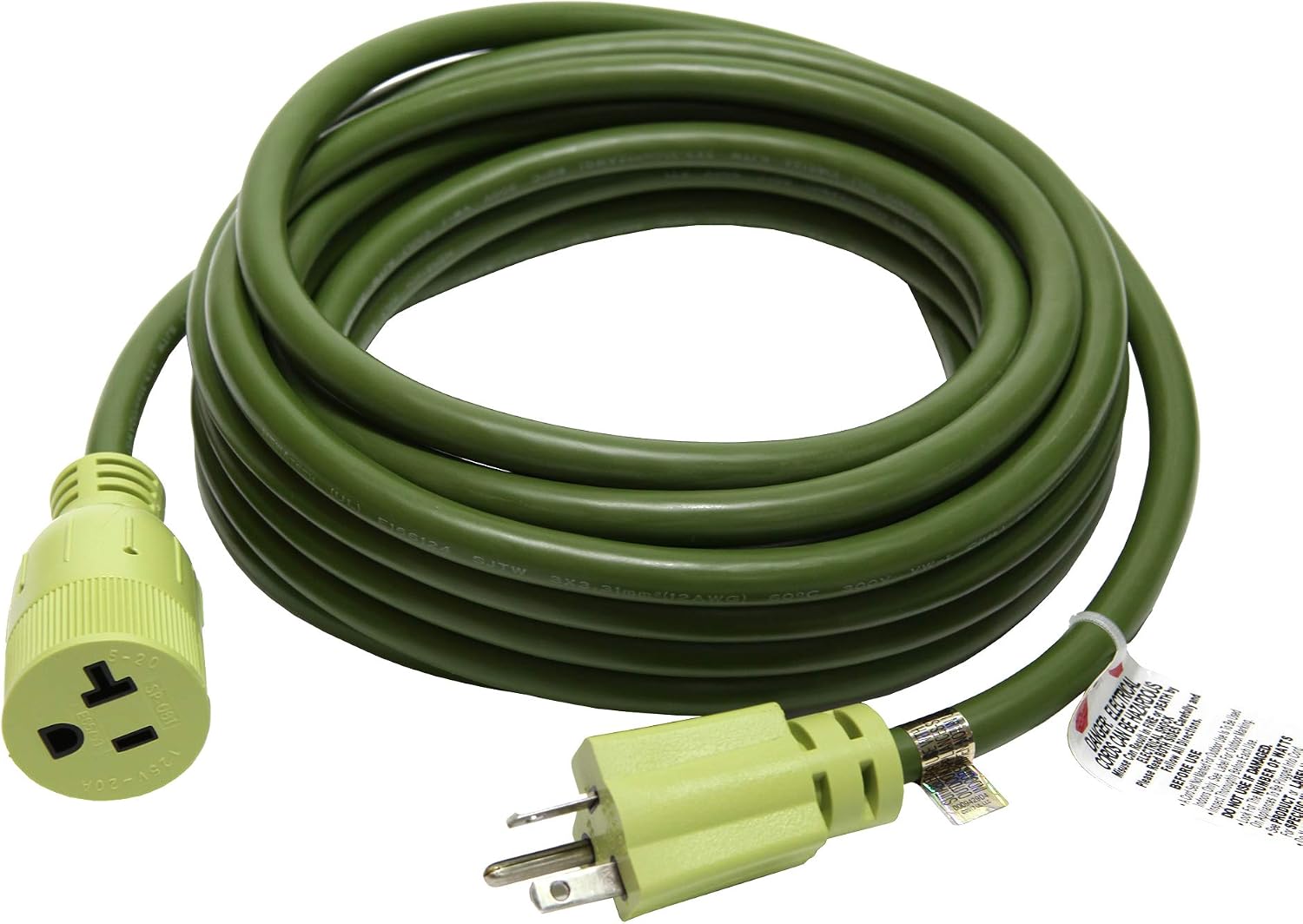 Amazon.com: NemaTech Indoor/Outdoor NEMA 5-20P to 5-20R, 12AWG 20AMP ...