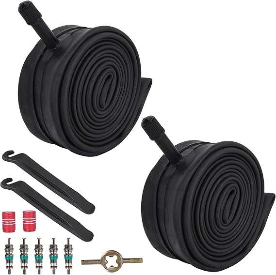 Amazon.com: RUTU 26 inch Bike Tube 26x1.50/1.75 Bike Tube AV32mm ...