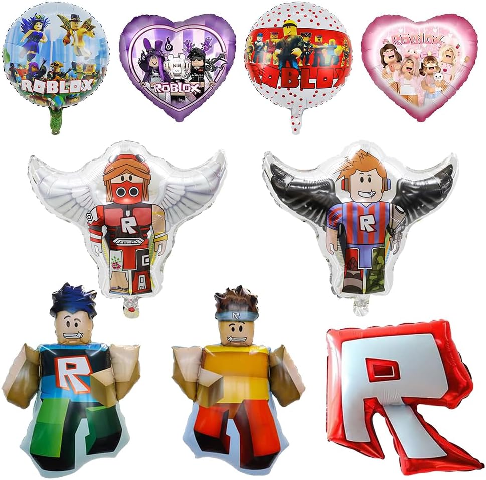 Roblox Aluminium Foil Balloon Roblox Birthday Decoration Party Supplies ...