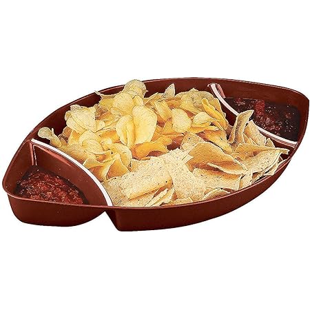 Amazon.com: Football Stadium Chip And Dip Sports Serving Set : Home ...
