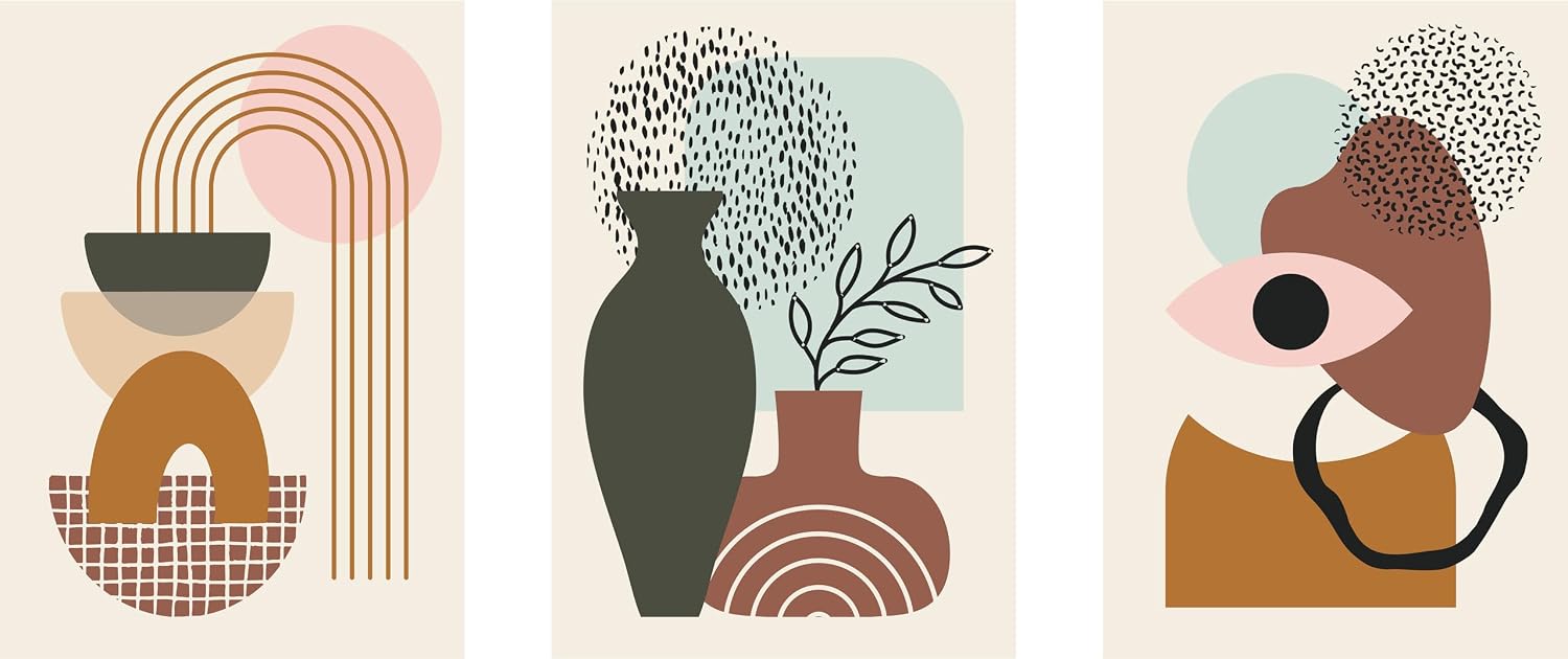 Amazon.com: Abstract Art Posters for Aesthetic Room Decor, wall decor ...