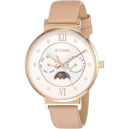 Titan Analog Silver Dial Women's Watch-95144WM01/NP95144WM01 : Amazon ...