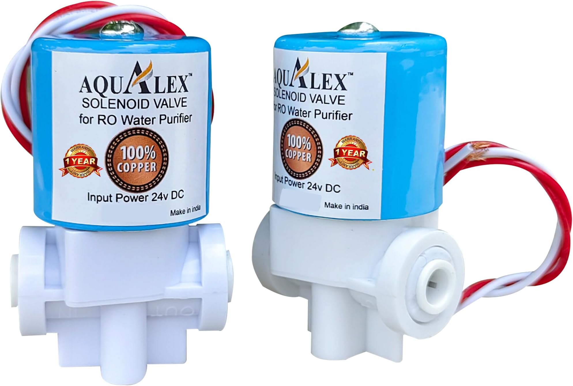 Hero Water Solenoid Valve 24V SV for RO Water Purifier by Ayush Aqua ...