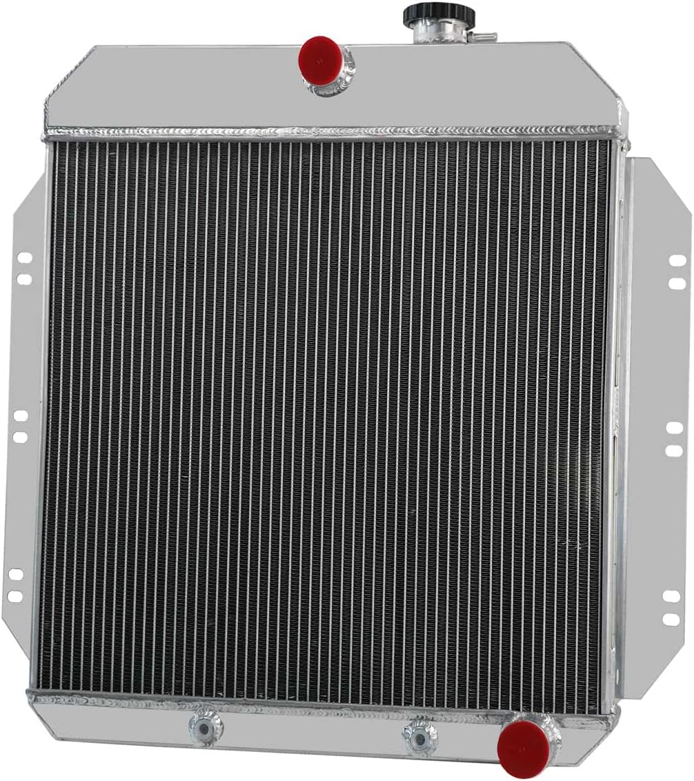 4 Row Aluminum Radiator for 1960-1962 Chevy GMC Apache Pickup Truck ...