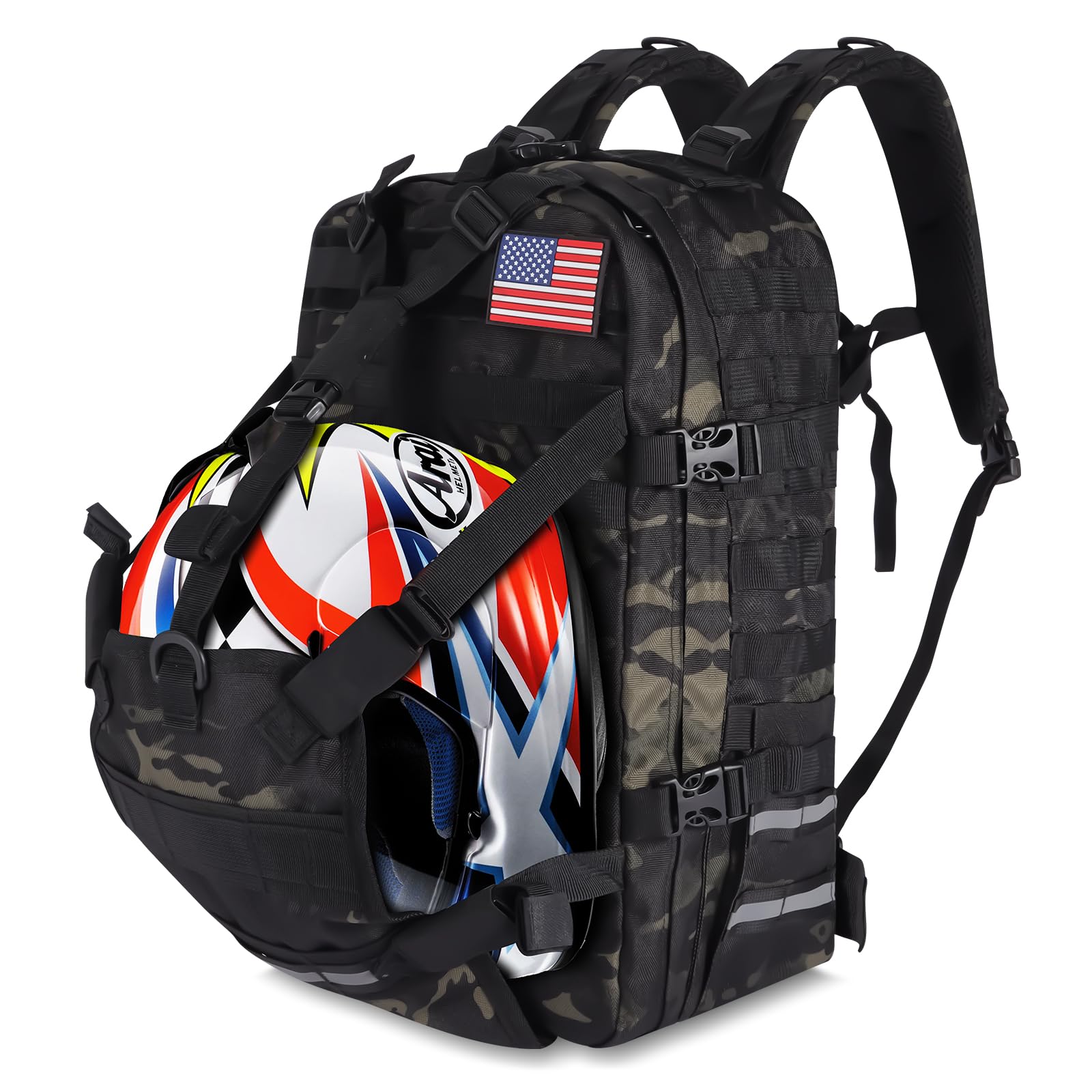 Amazon.com: Newruiheng Motorcycle Helmet Backpack Bag, Helmet Backpack ...