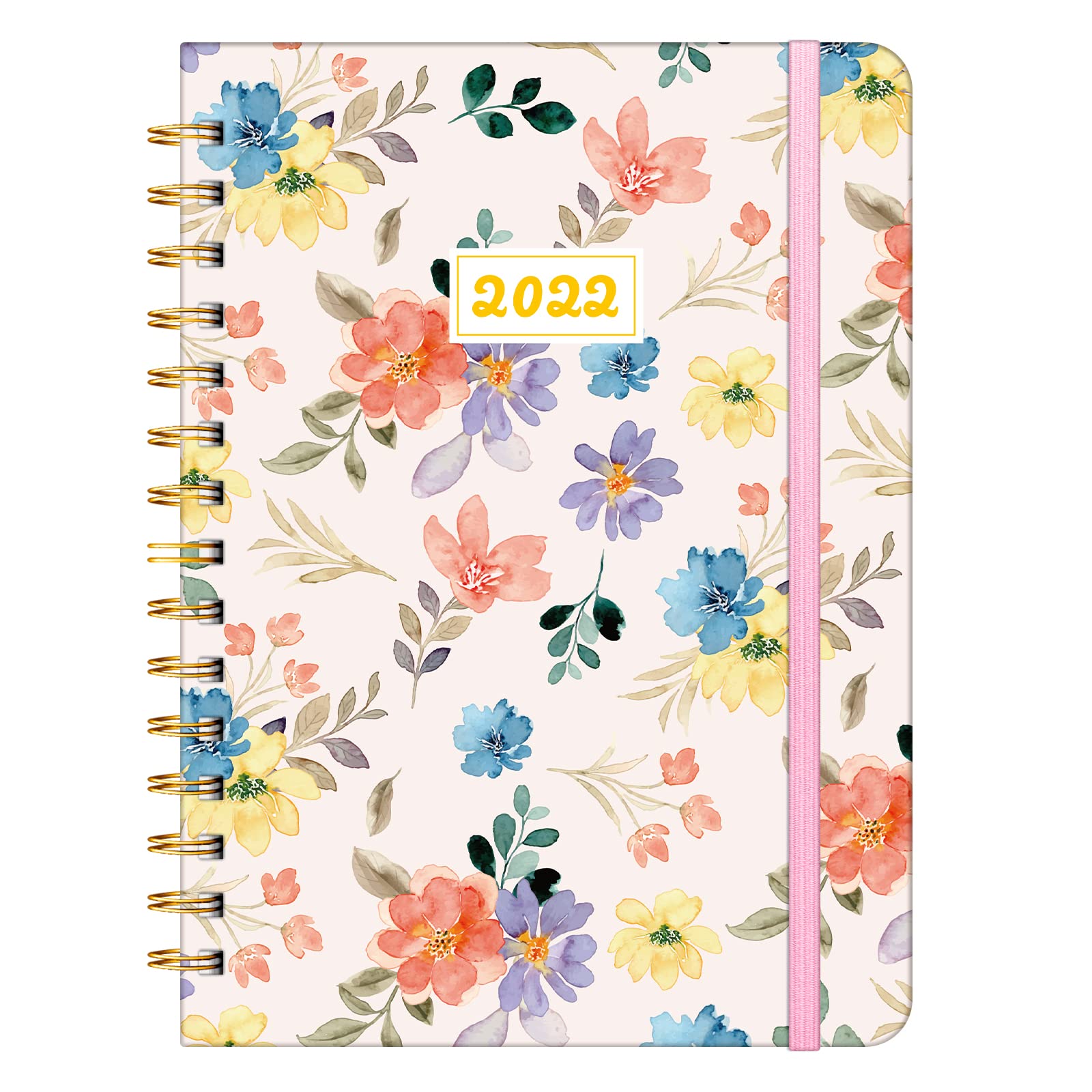 2022 Weekly Monthly Planner Spiral Daily Planner 2022 Agenda 