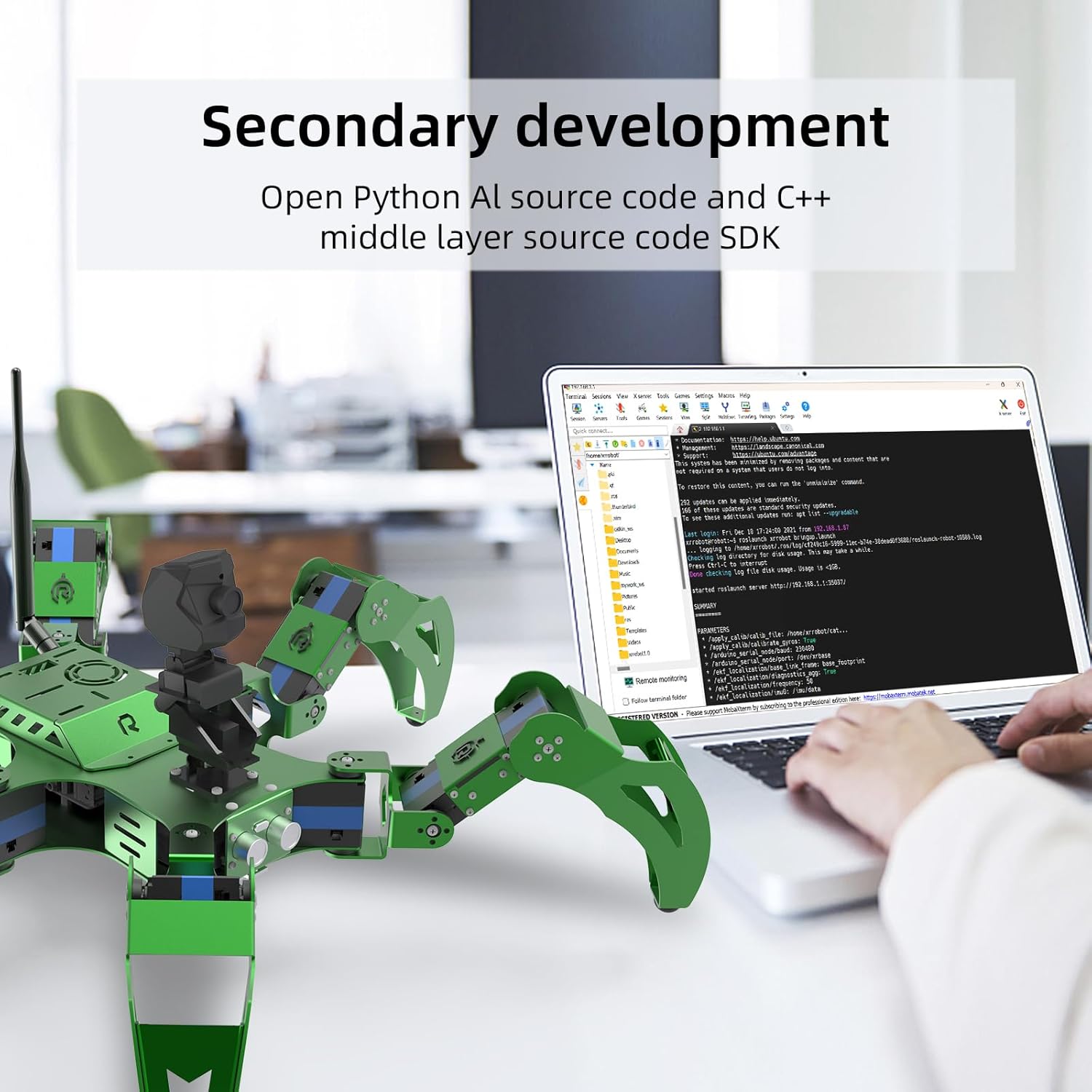 Hexapod Robot Kit for Jetson Nano 18DOF HD Camera Philippines | Ubuy