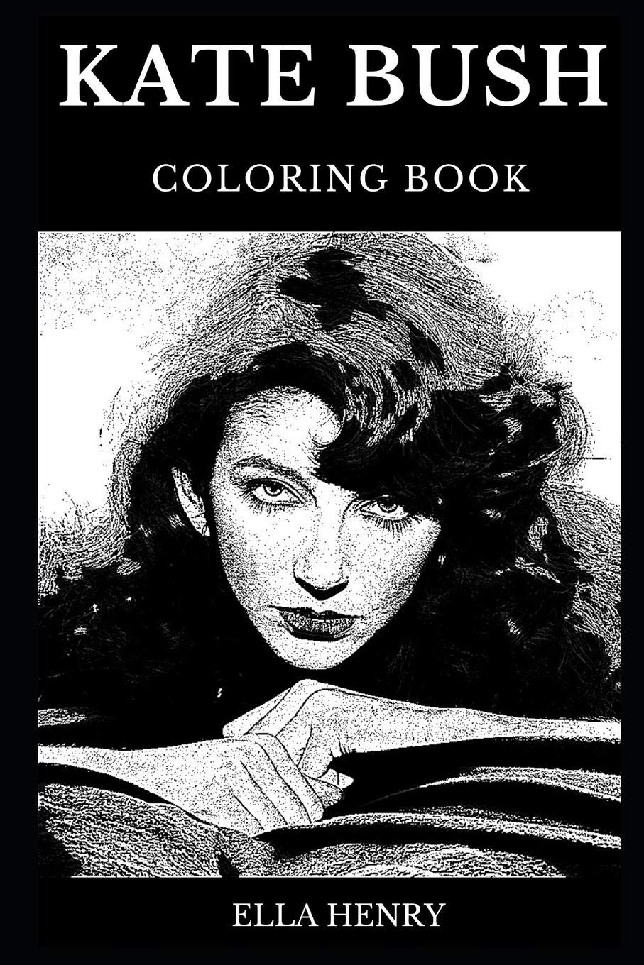 Kate Bush Coloring Book Legendary Influential Woman Actress And Famous ...