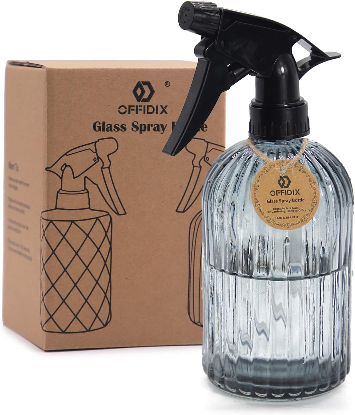 Amazon.com : OFFIDIX Glass Spray Bottle, Garden Plants Indoor Plant ...
