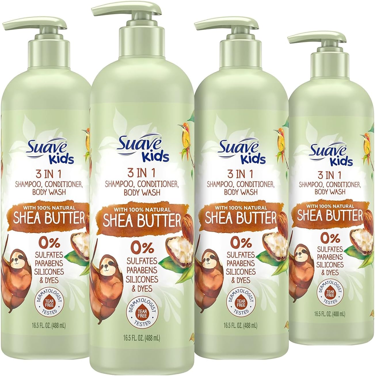 Amazon.com: Suave Kids 3 in 1 Shampoo Conditioner Body Wash, Purely Fun ...