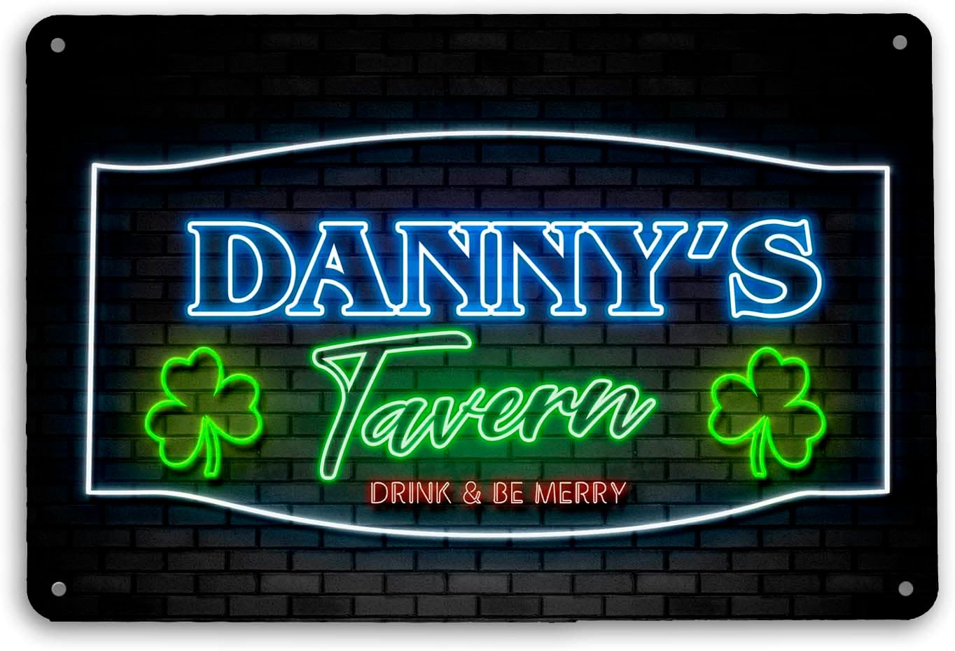 Amazon.com : Personalised Bar Sign - Neon Irish Tavern Sign Paddys day ...