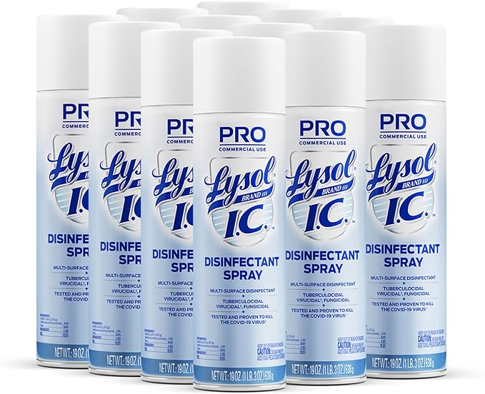 Amazon.com: Lysol® I.C. Disinfectant Aerosol Spray, 19 Oz Can, Case Of ...