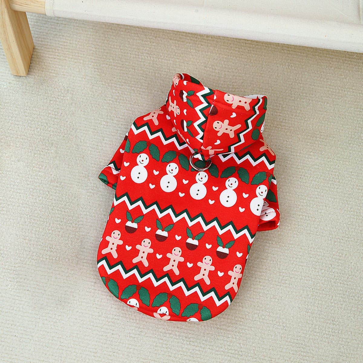 Sudadera de Navidad con capucha para perro, pijamas para cachorros ...