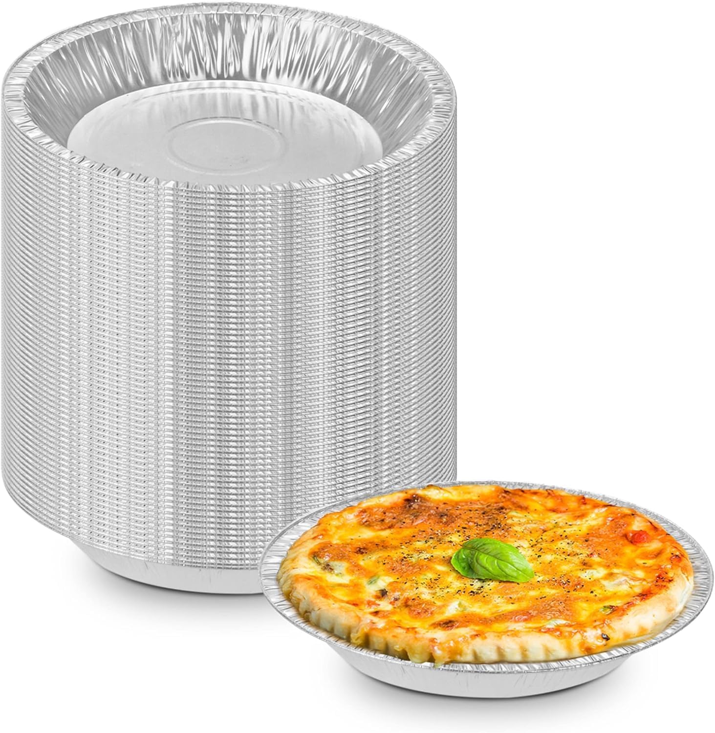 Amazon.com: The Baker Celebrations 50 Aluminum Foil Pie Pans ...