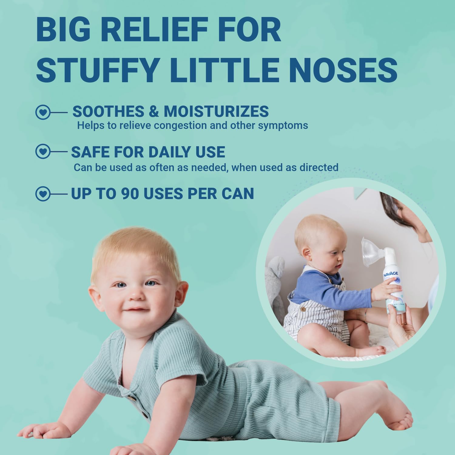 Snapklik.com : Navage Baby Micro-Mist Saline Inhaler - Saline Nasal ...