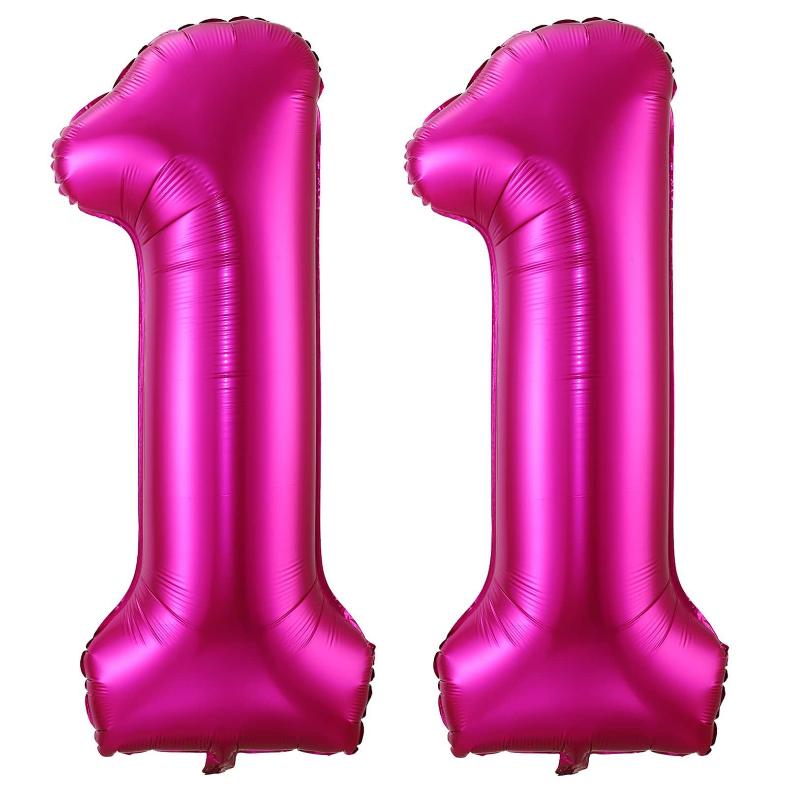 Amazon.com: Hot Pink 11 Balloon Numbers,40 Inch 11th Birthday Balloon ...
