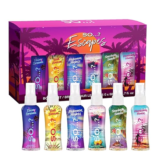 Amazon.com : So...? Escapes Body Mist Set - Perfumes for Women ...