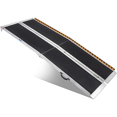 Wheelchair Ramps 213.5cm, gardhom Extra Wide 79cm Folding Portable ...