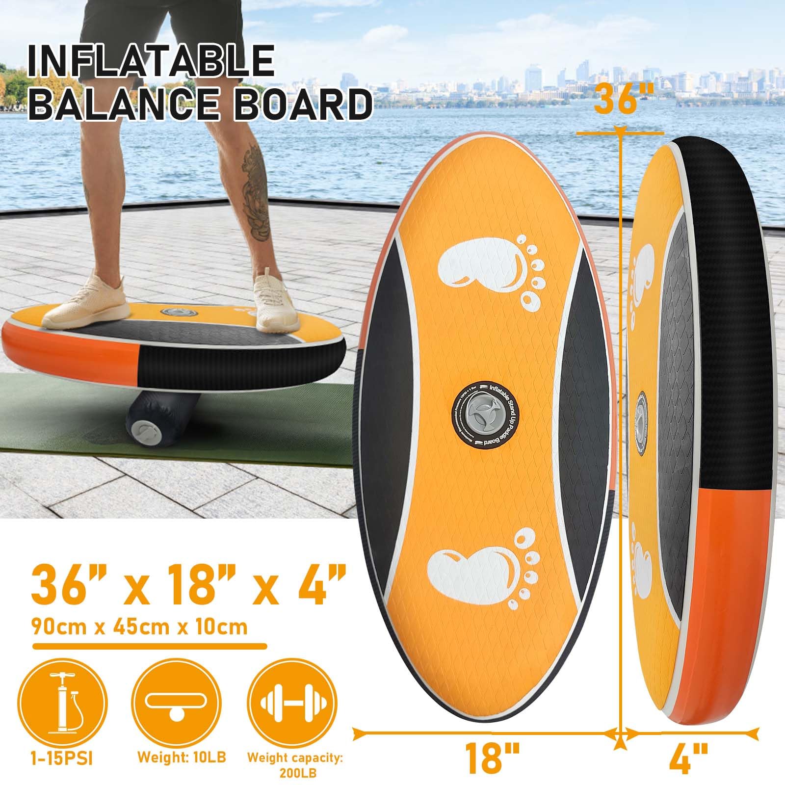 Balance Board Trainer for Kids, Premium Surf Balancing Boards with Hand ...