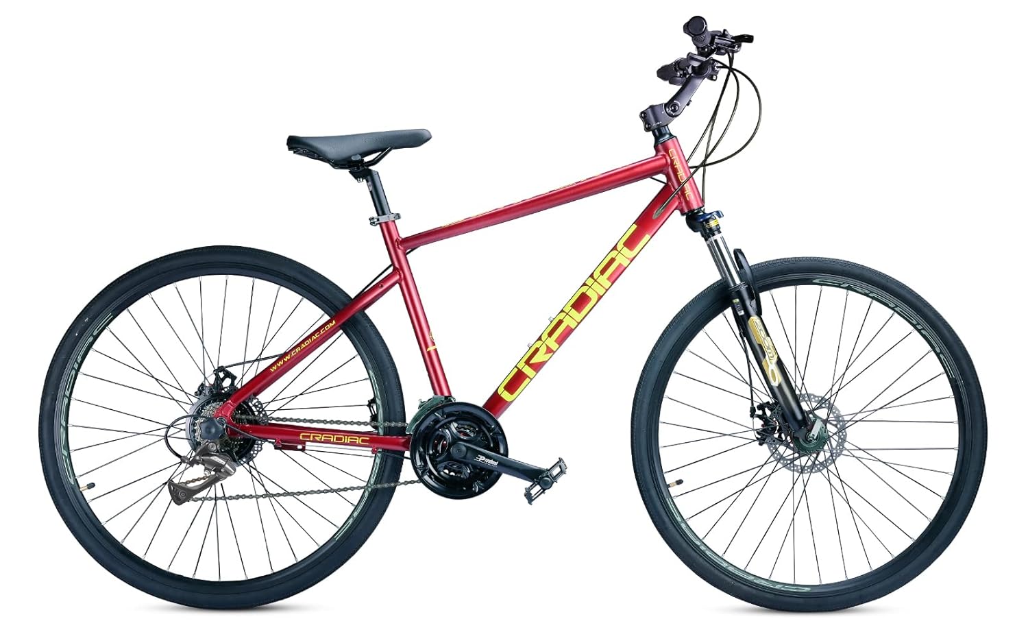CRADIAC – Gunner PRO MAX | 700 * 35 C Alloy Hybrid Bike | 21 Gear ...