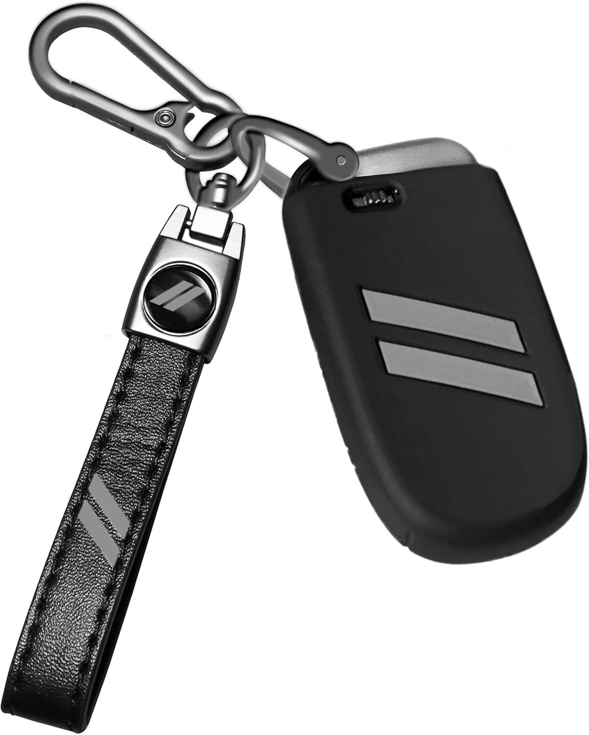 Amazon.com: YOSRTER Key Fob Cover with Keychain for Dodge Charger ...
