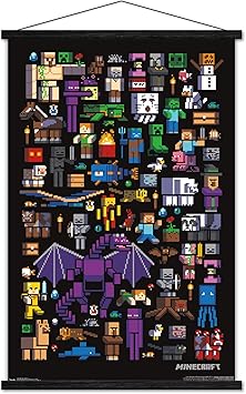 Amazon.com: Trends International Minecraft - Mobbery Wall Poster, 22. ...