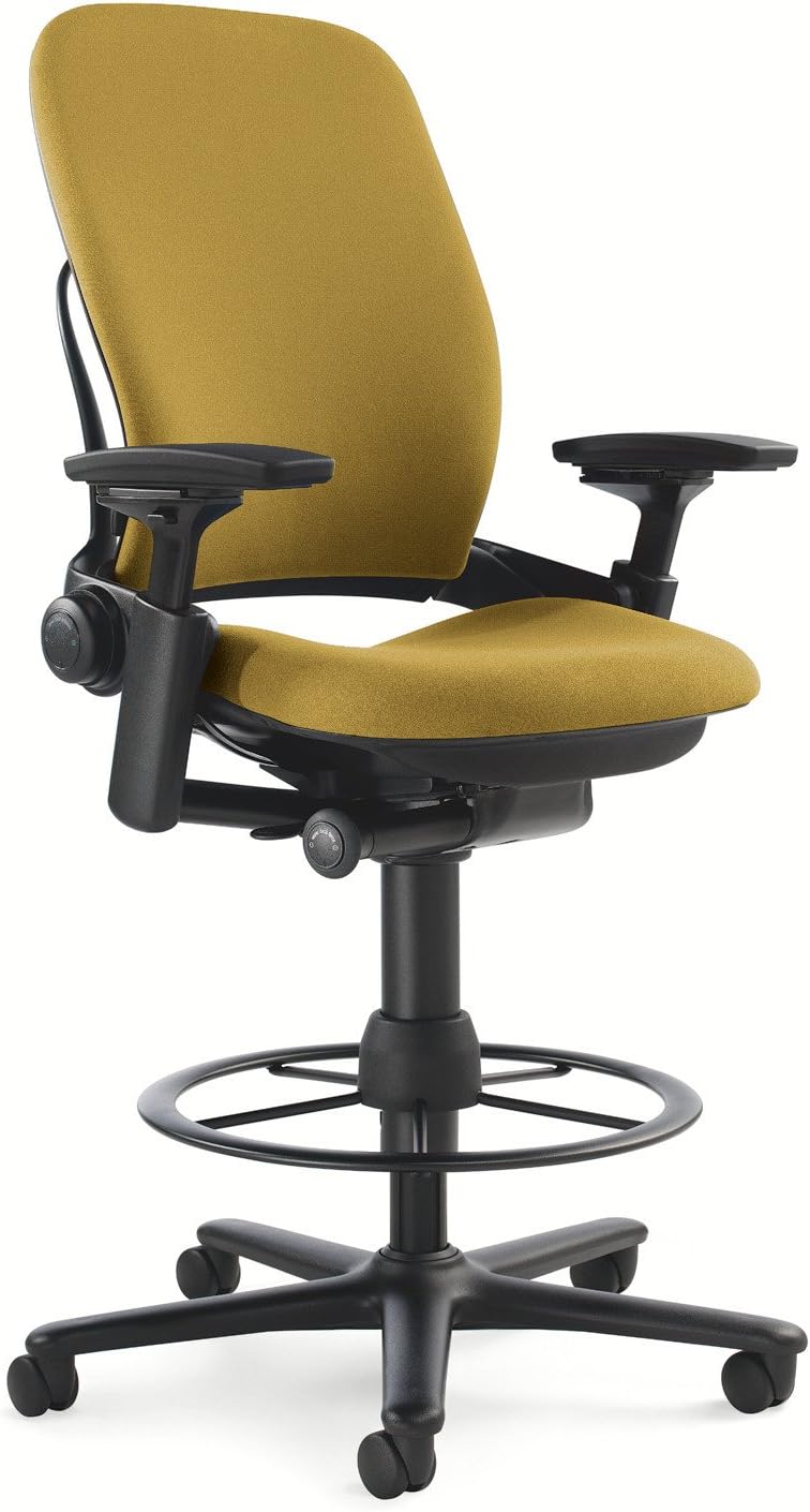 Amazon.com: Steelcase Leap Fabric Stool, Yellow : Home & Kitchen