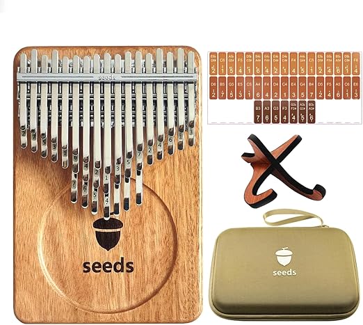 Amazon.com: Seeds Kalimba Thumb Piano 41 Keys Chromatic C-Tuned Okoume ...