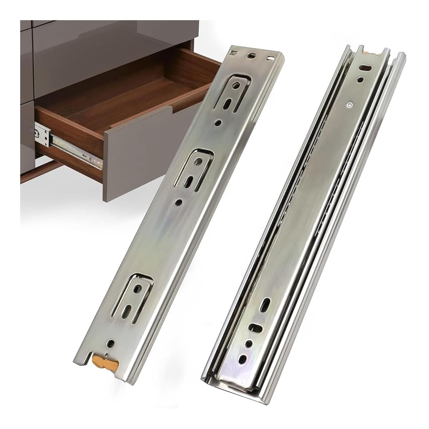 CRAFTISTA Mild Steel Heavy Duty Telescopic | Drawer Slides for Kitchen ...