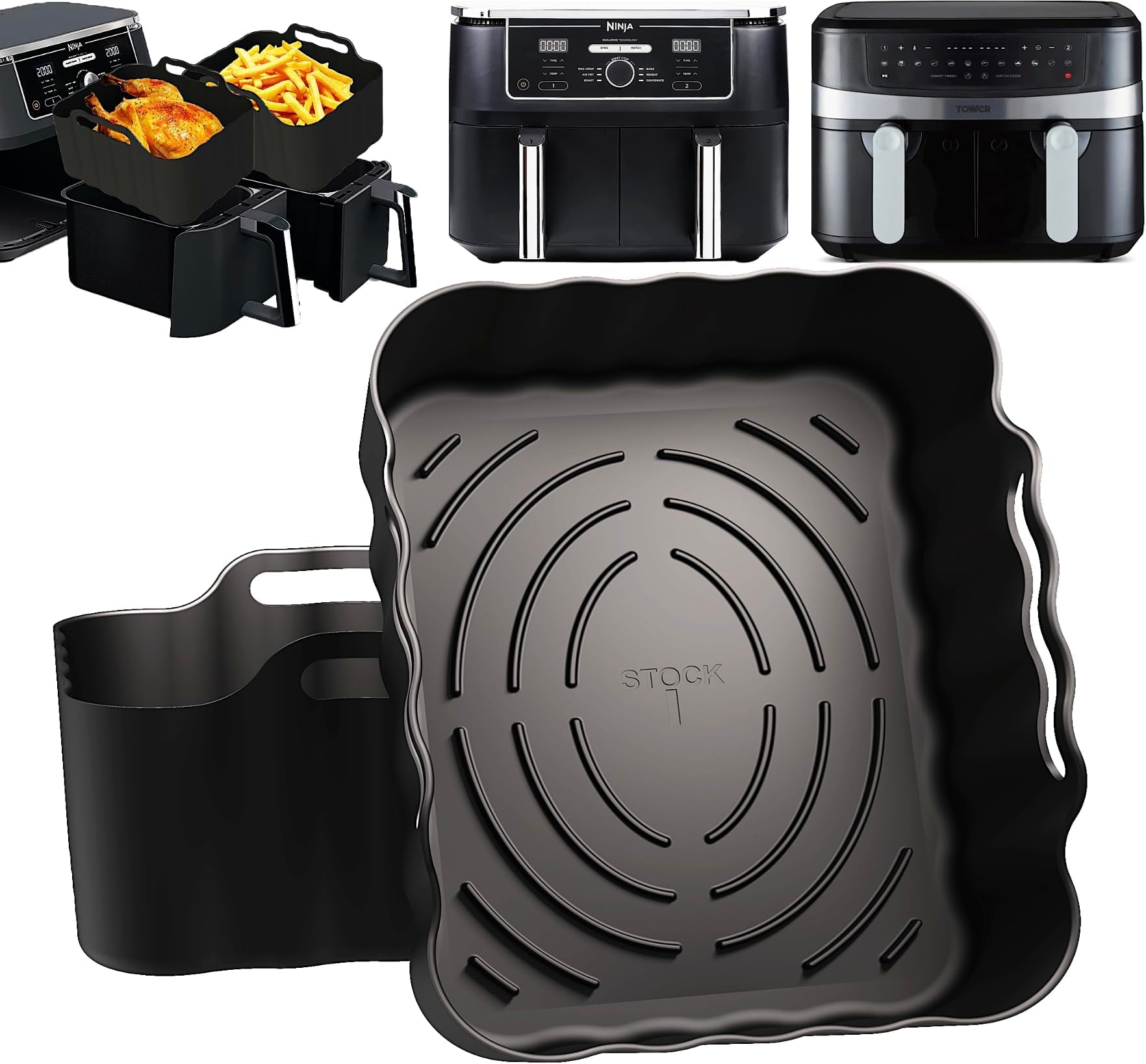 Premium 2Pcs Ninja AF400UK & AF451UK Air Fryer Racks Set | Specifically ...