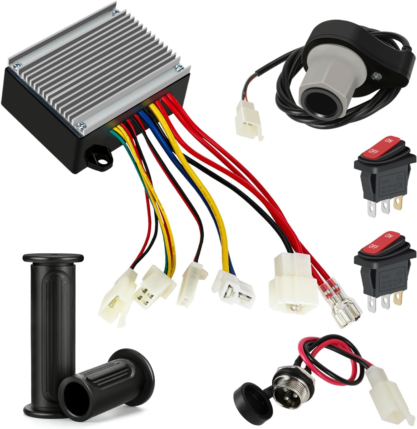 Amazon.com: XIKOBY 24V Controller and Twist Throttle Compatible with ...