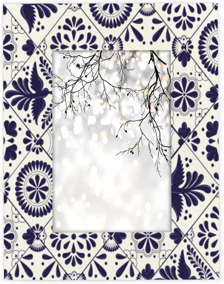 Amazon.com - cfpolar Talavera Wooden Picture Frames, Mexican ...