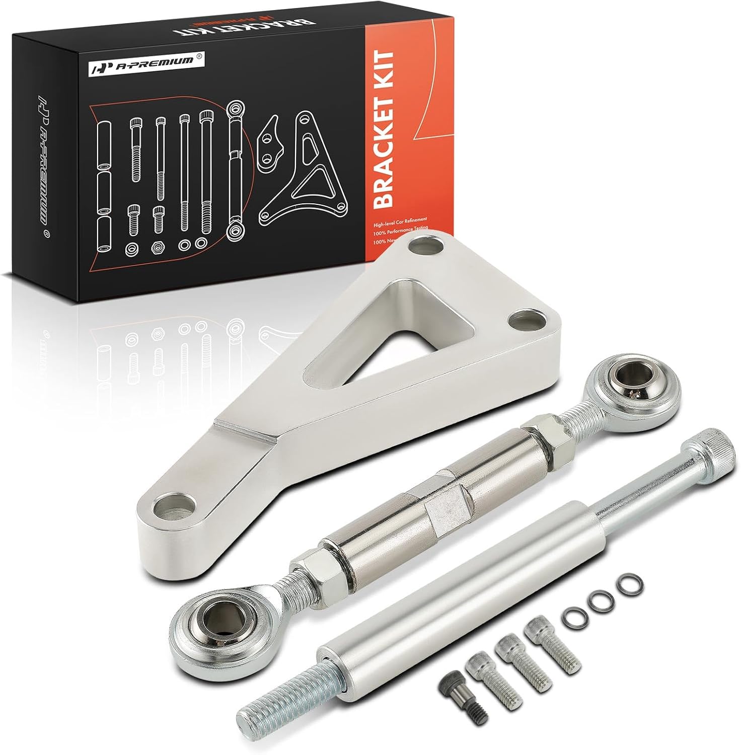 Amazon.com: A-Premium Polished Aluminum Alternator Bracket Kit ...