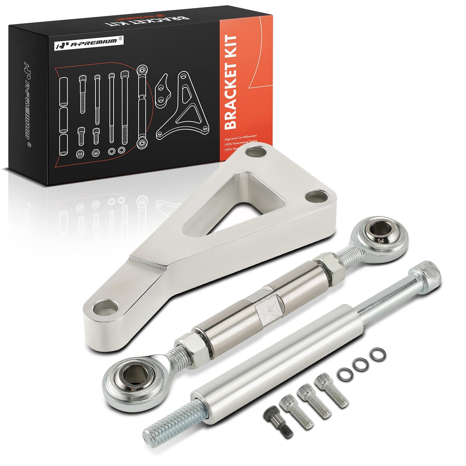 Amazon.com: A-Premium Polished Aluminum Alternator Bracket Kit ...