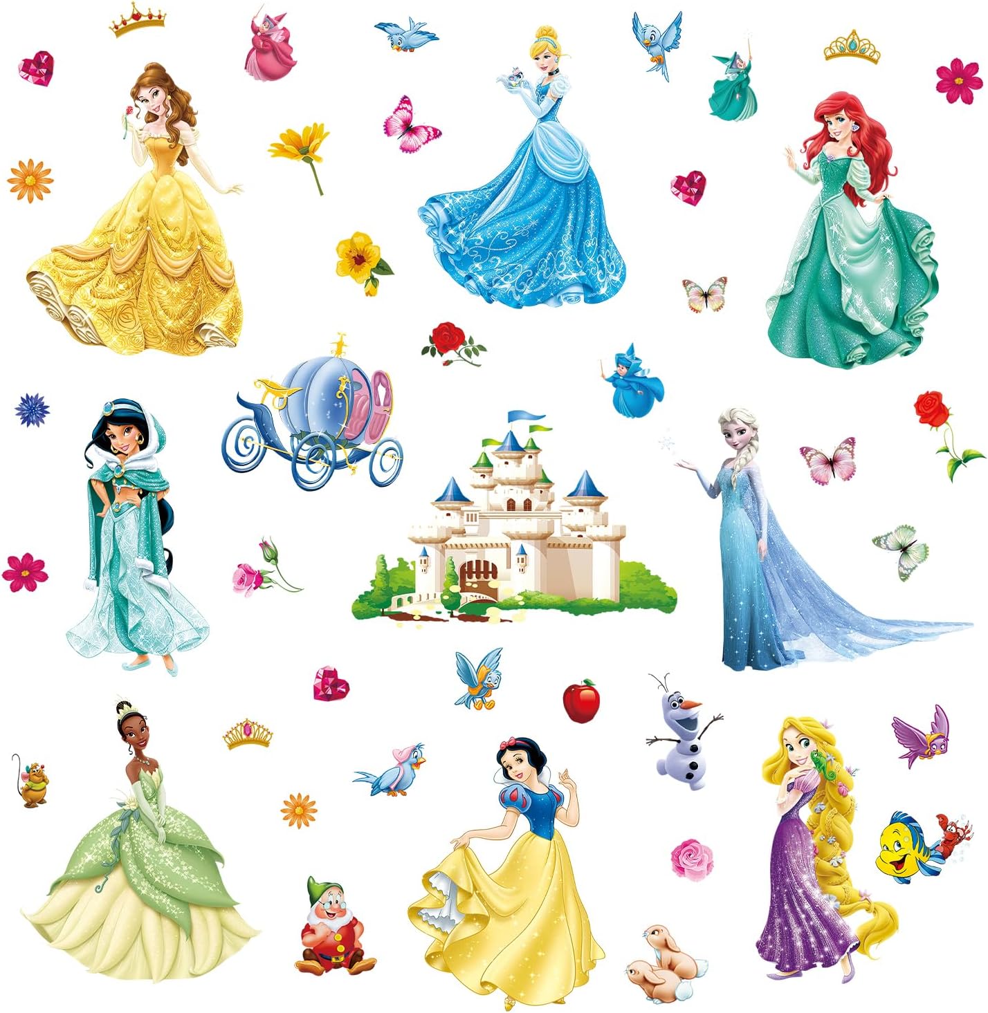 Amazon.com: Wall Stickers for Kids, Cartoon Character Stickers for ...