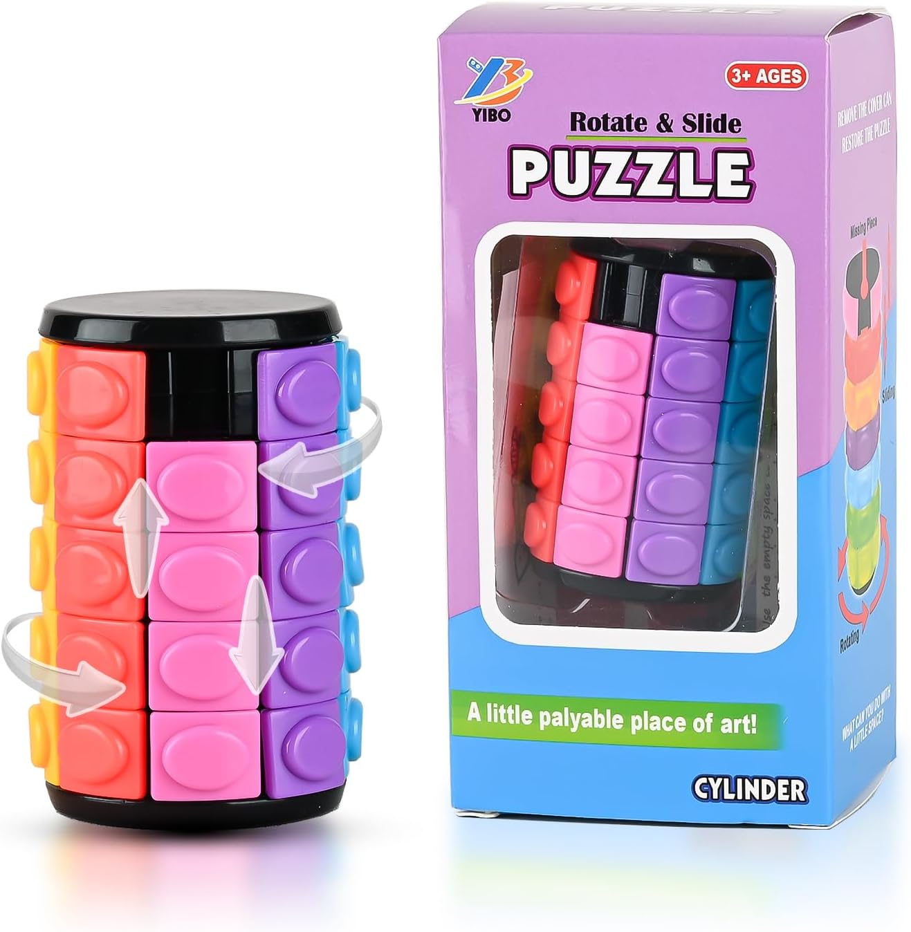 Amazon.com: Rotate and Slide Puzzle,Fidget Toys Restore and Create ...