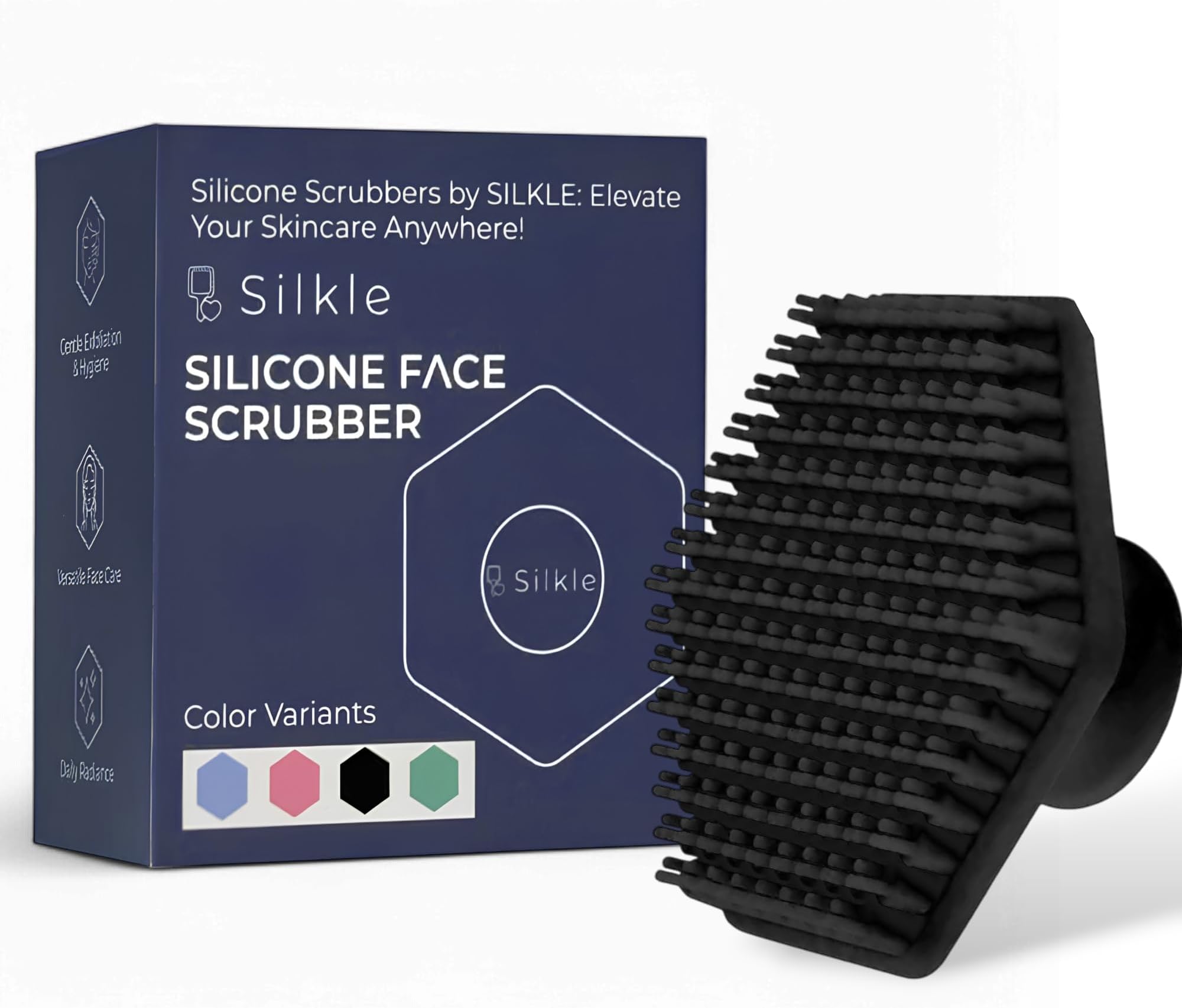 Amazon.com: Sud Scrub® Antimicrobial Silicone Face Scrubber, 1 Pack ...