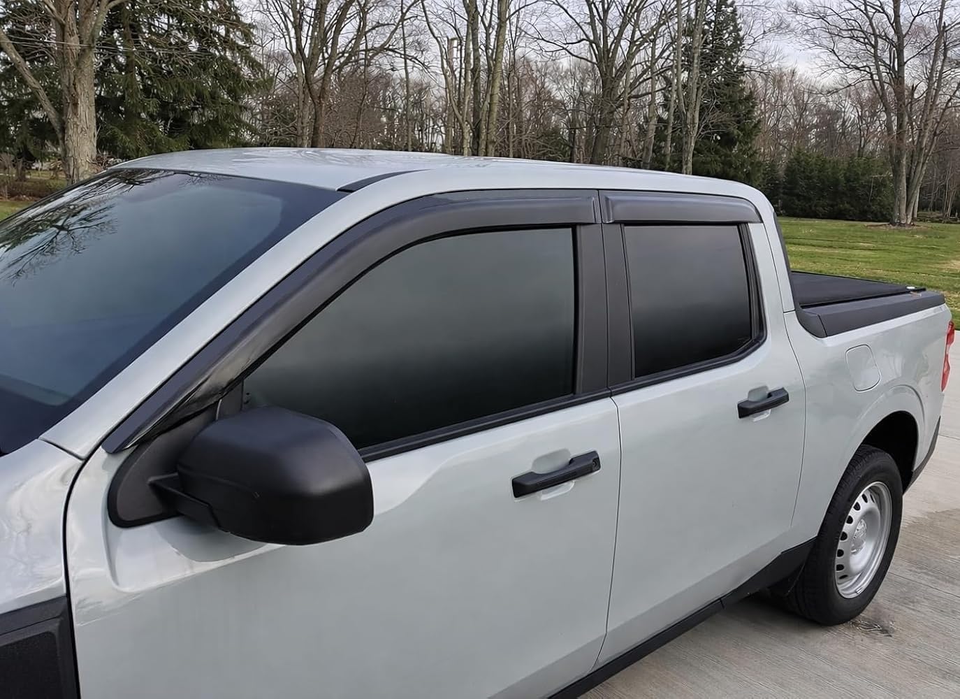 Snapklik.com : 2022-2026 Tape-On Rain Guards For Ford Maverick Side ...