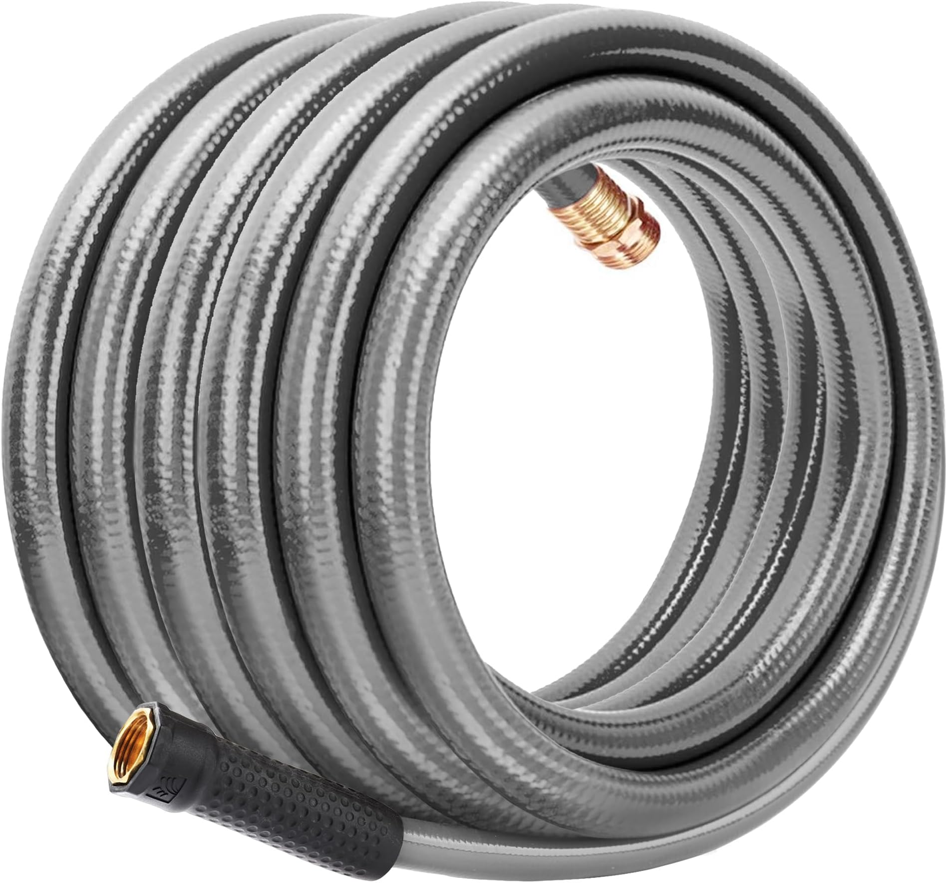 Amazon.com : 3/4" x 50' Garden Hose - Heavy-Duty Contractors Rubber ...